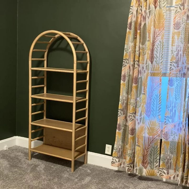 Holladay Curved Wooden Bookcase