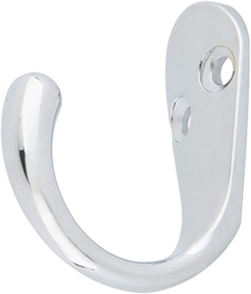 Polished Chrome Hooks | 5-Pack | Robe & Towel | Shop Now – Household Hunter